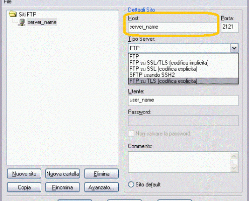 FileZilla FTPS configuration – University ICT services